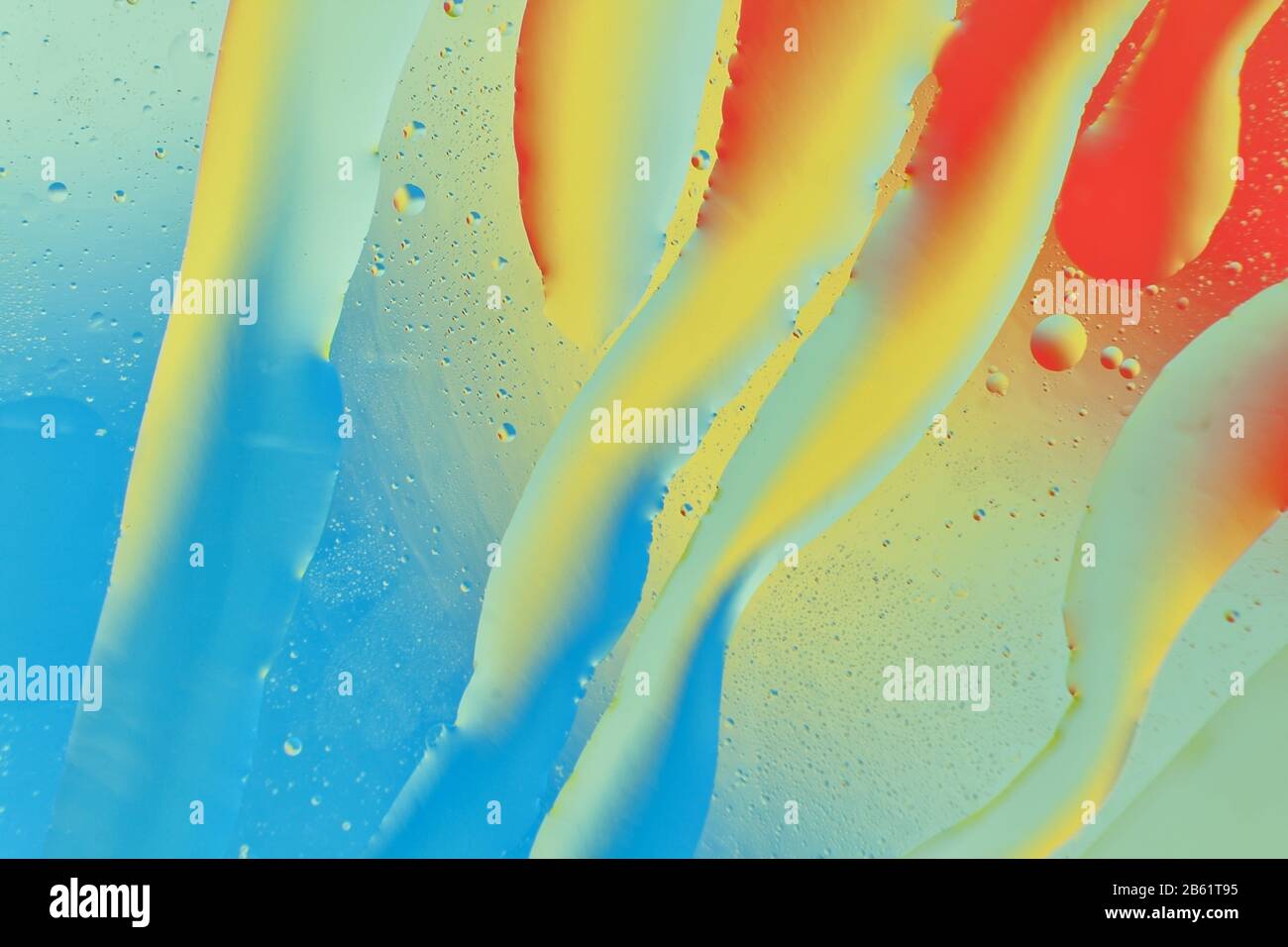 Abstract multi-colored picture of traces of oil Stock Photo - Alamy