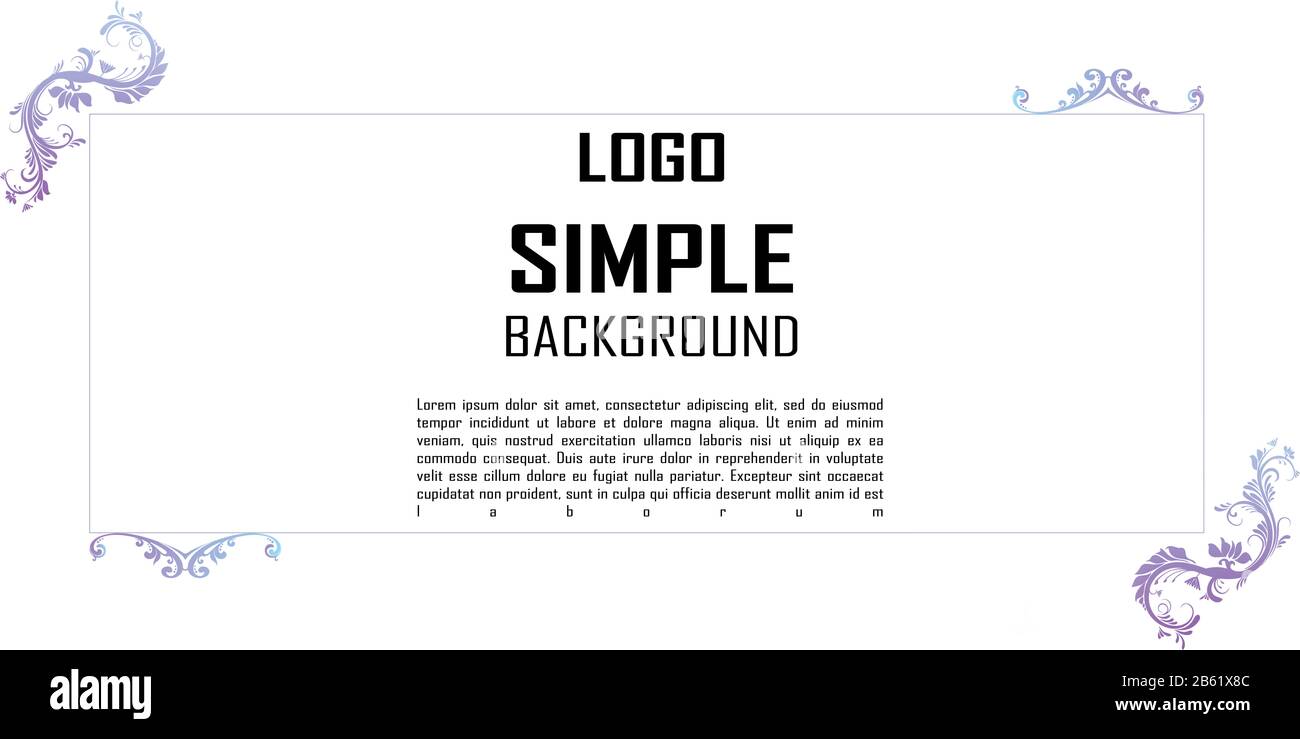 Simple Corporate abstract banner- Corporate background Stock Photo - Alamy