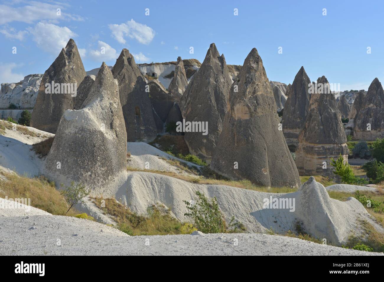 Bizarre form rocks nearly Goreme in Cappadocia - Turkey. The area is a ...