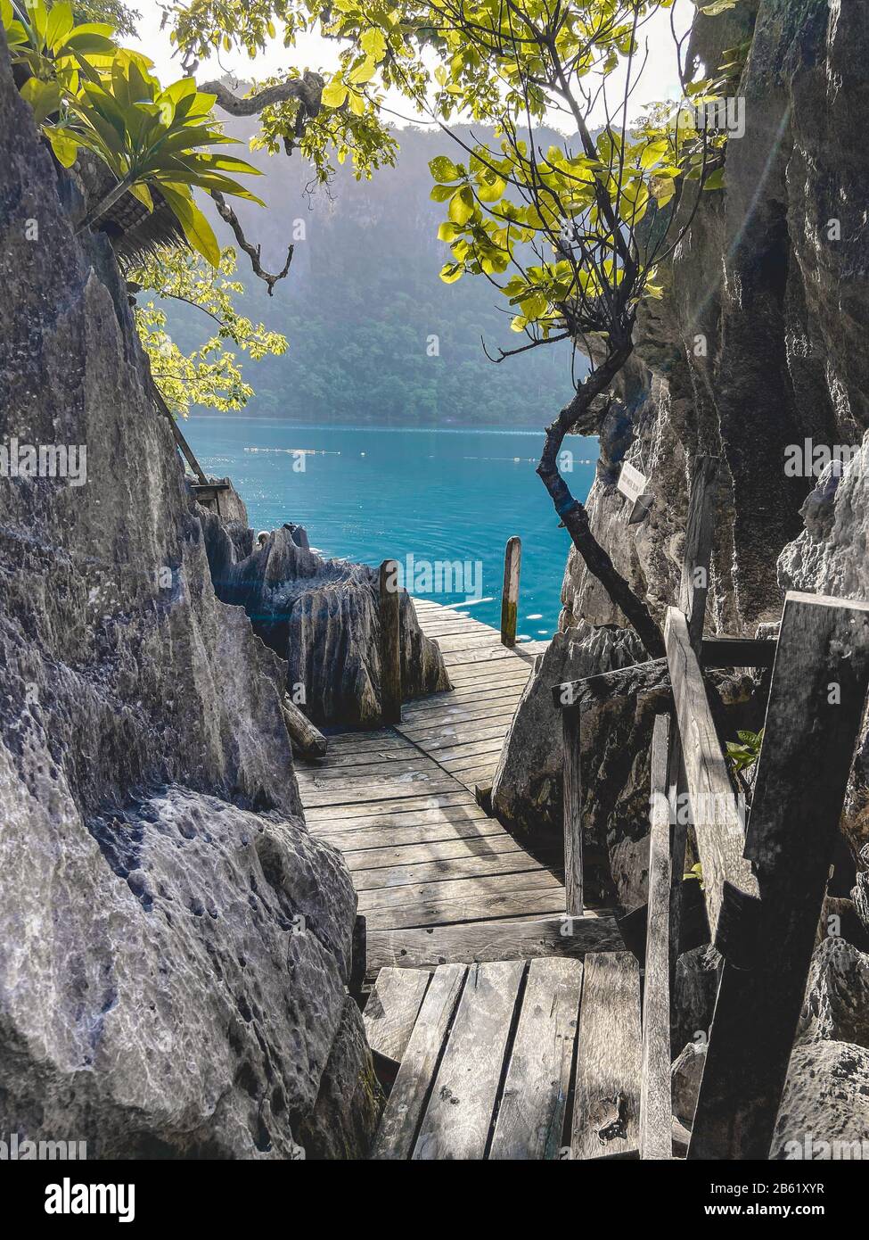 Barracuda lake in Coron, Palawan, Philippines Stock Photo - Alamy
