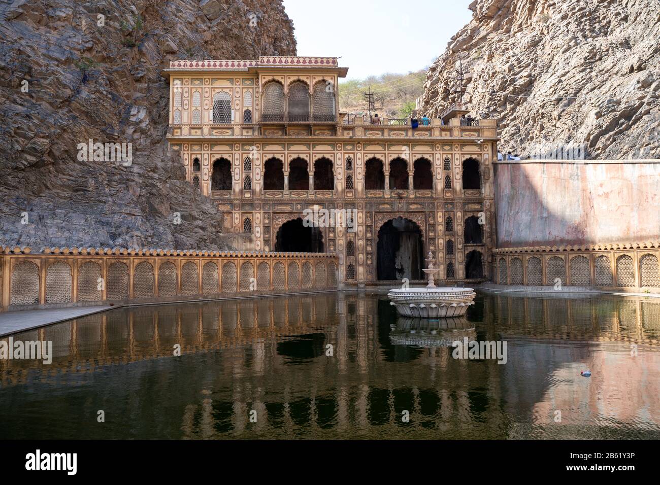 Hindu Monkey Temple or Hanuman Ji Temple in Jaipur, Rajasthan, India ...