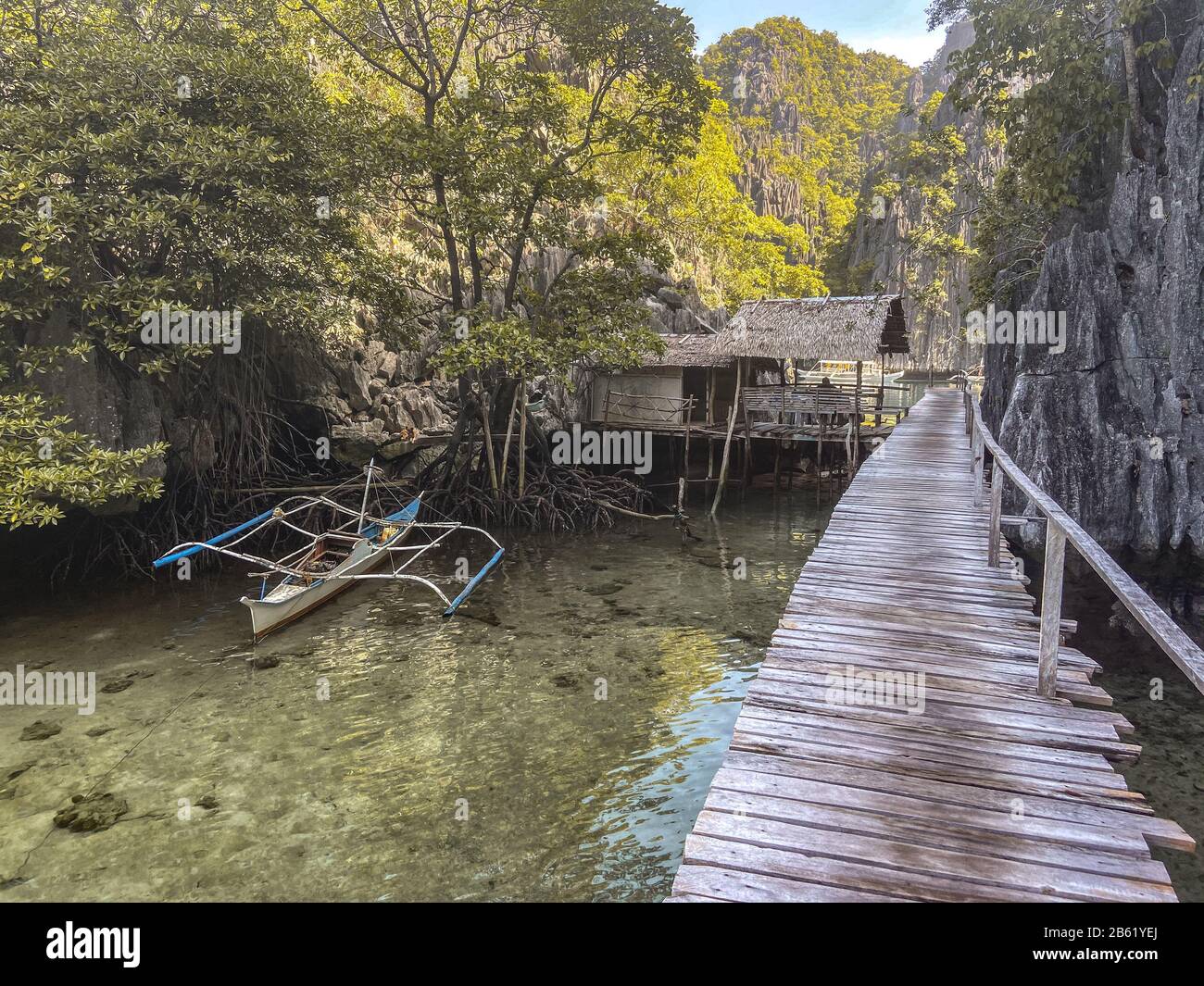 Twin Lagoon in coron island, Palawan, Philippines Stock Photo - Alamy
