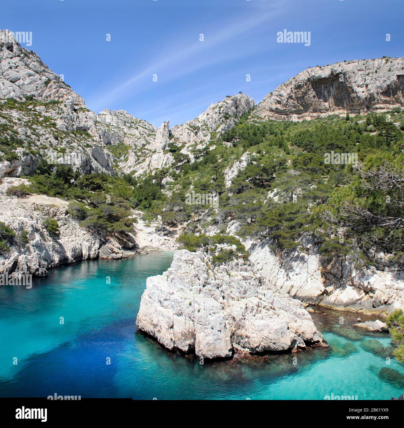 France, Marseille, calanque de Sugiton Stock Photo - Alamy