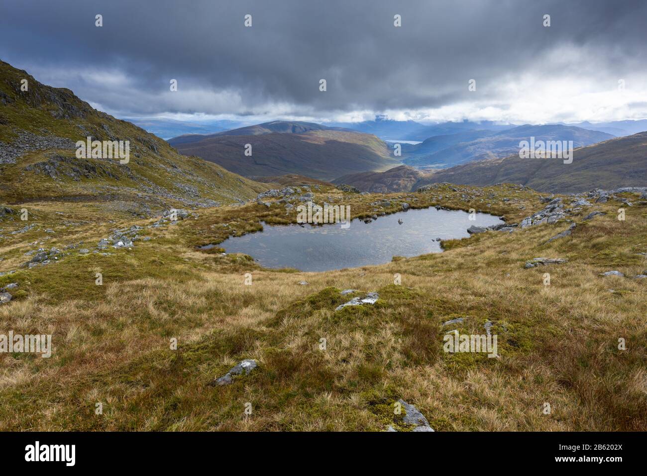 Highland lochan in Ardgour, Scotland Stock Photo - Alamy