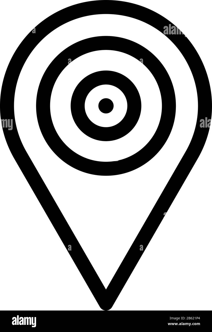 gps mark icon vector illustration isolated on white background Stock ...