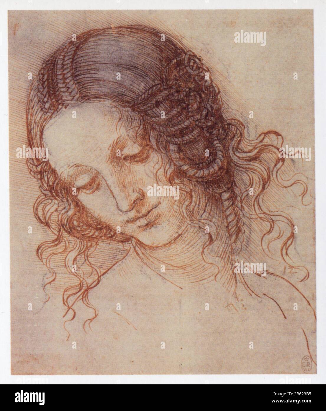 Woman's Head Leonardo Da Vinci at Frances Storey blog