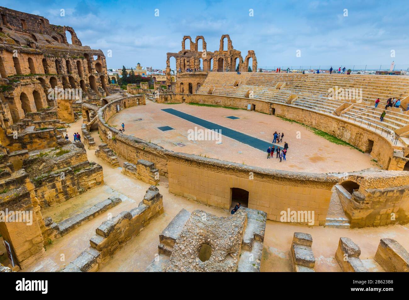 Amphitheatre of Roman Empire Stock Photo - Alamy