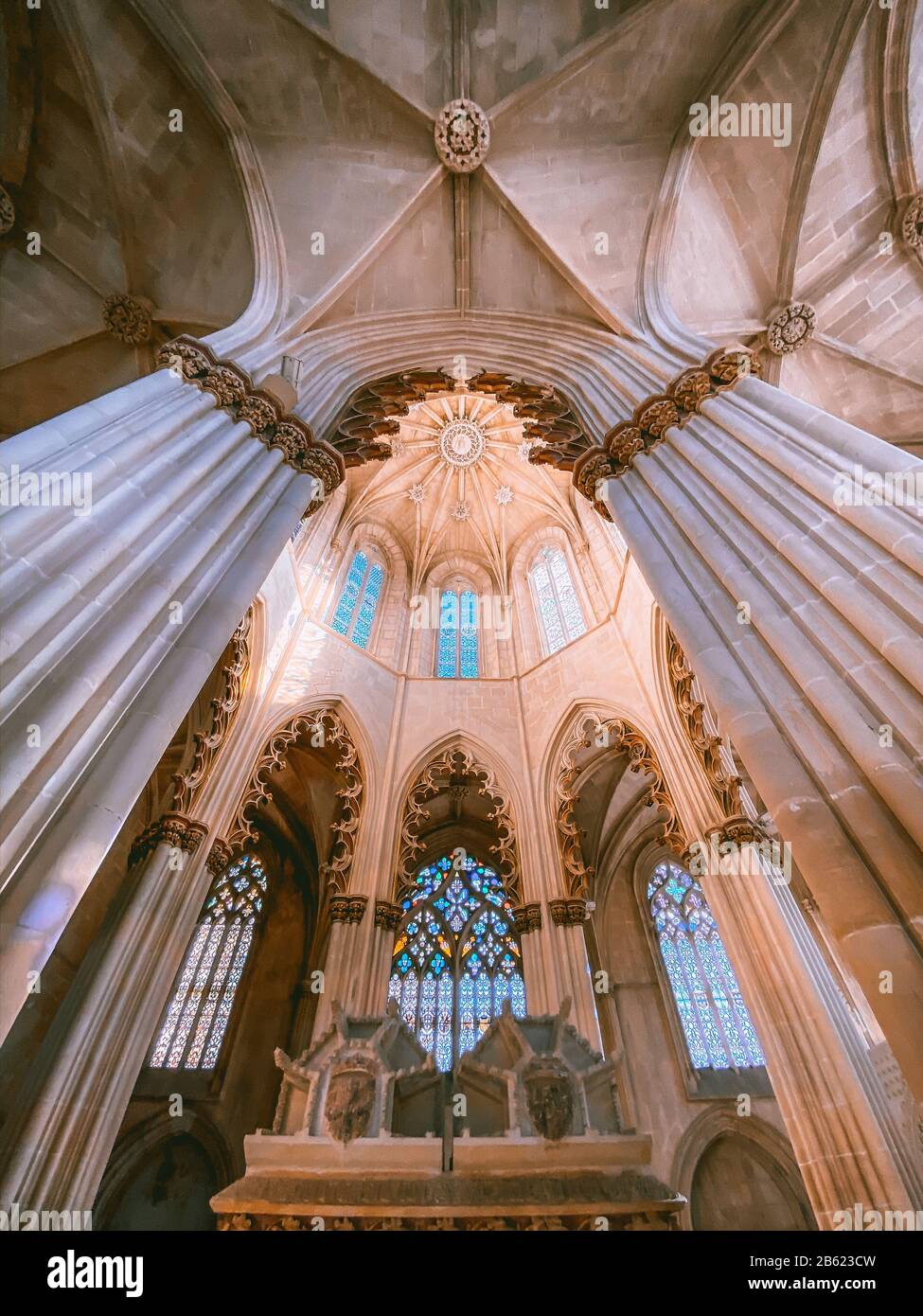 Alcobaca monastery in Portugal, in Europe Stock Photo - Alamy