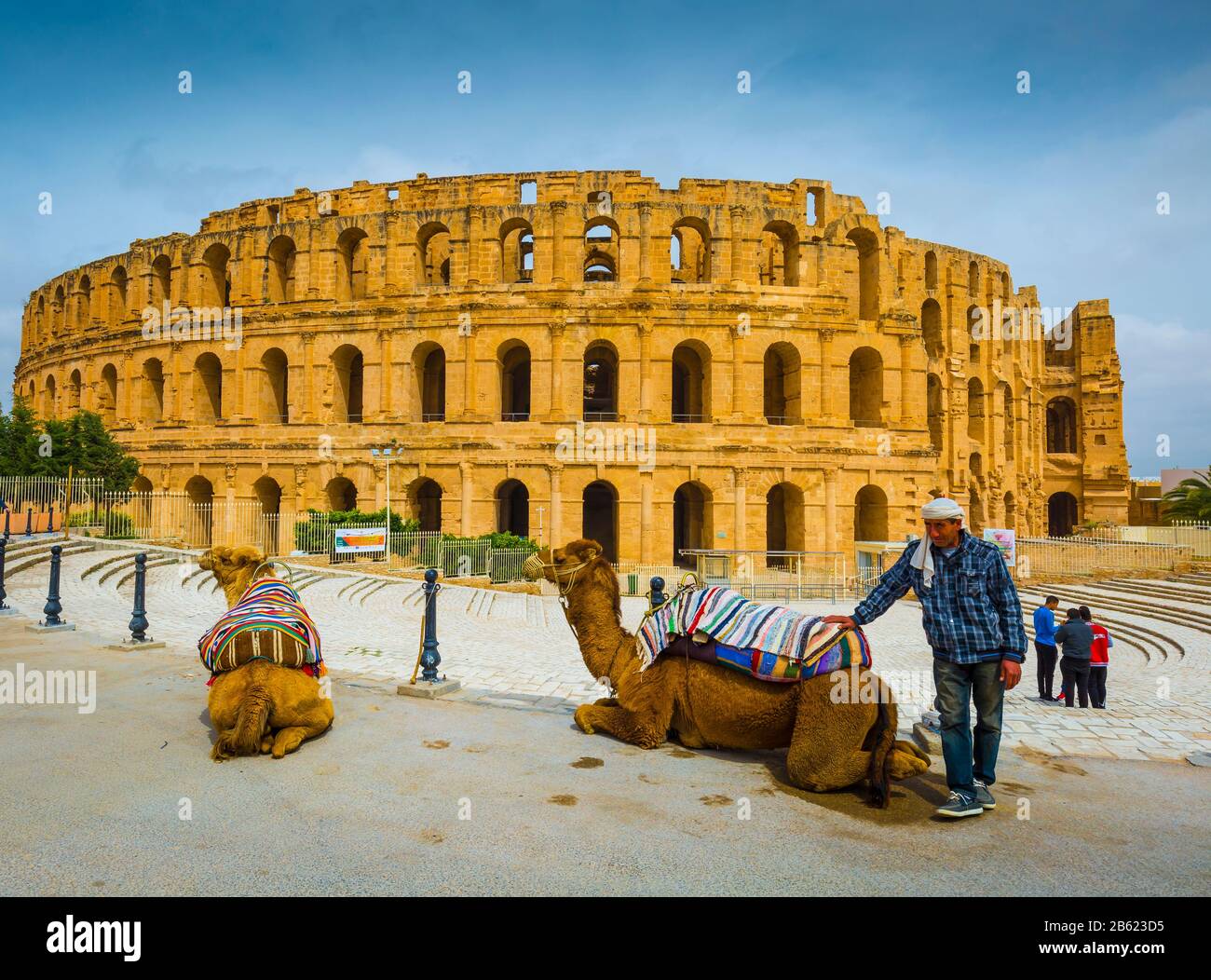 Unesco amphitheatre of el jem tunisia hi-res stock photography and ...