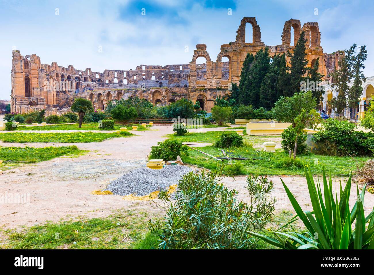 Amphitheatre of Roman Empire Stock Photo - Alamy