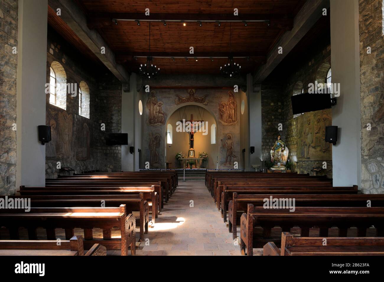 Chapel of Marys Motherhood, Cerro San Cristóbal, Santiago City, Chile ...