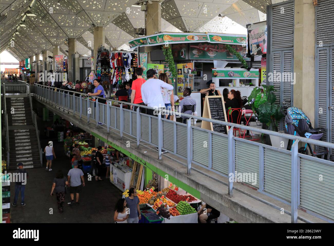 Inside the Molina Market, Region Metropolitana, Santiago City, Chile ...