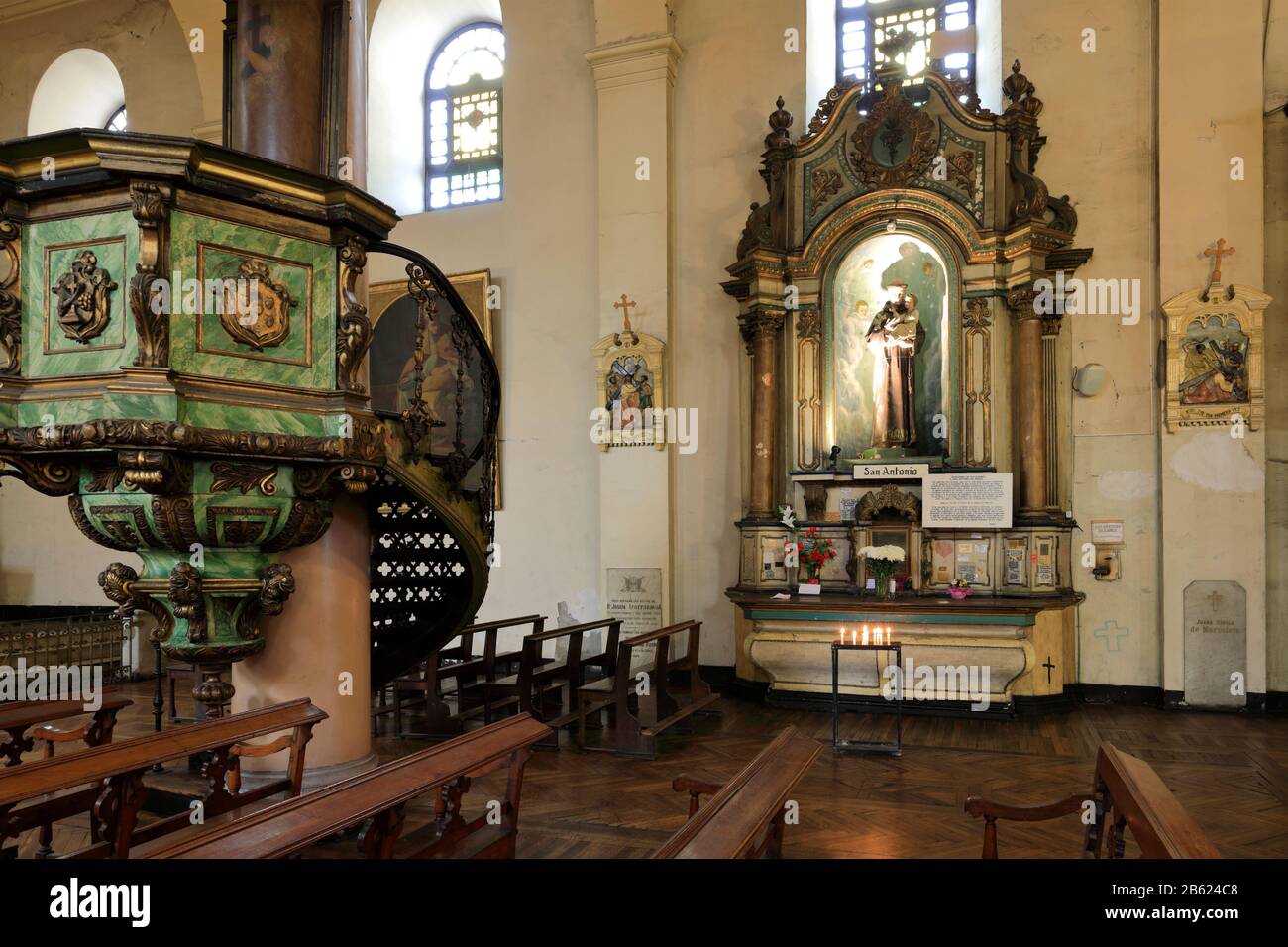 The Franciscan Recoleta Church, Region Metropolitana, Santiago City ...