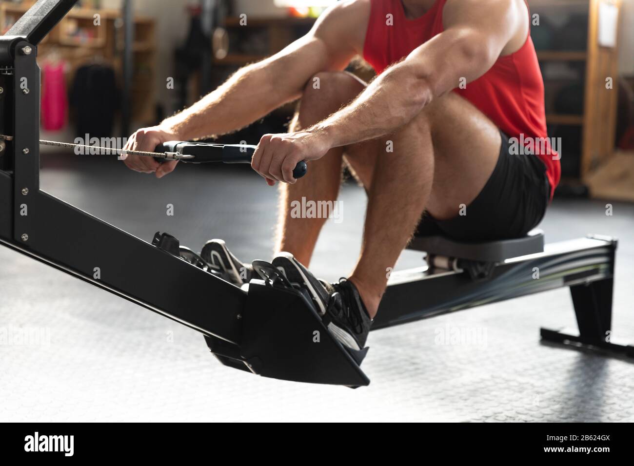 Muscle development equipment hi-res stock photography and images - Alamy