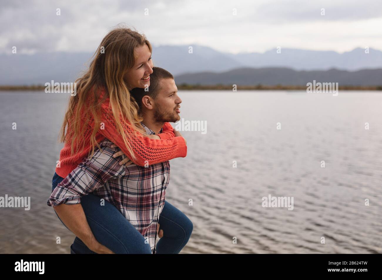 Couple enjoying summer holidays hi-res stock photography and images - Alamy
