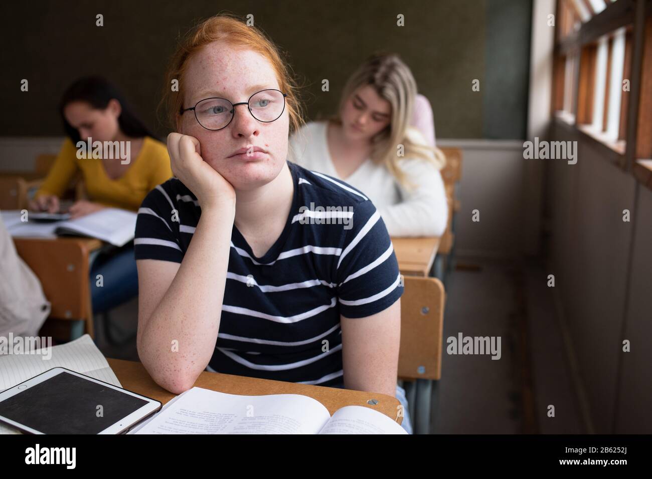 Confused Girl In Class High Resolution Stock Photography and Images - Alamy
