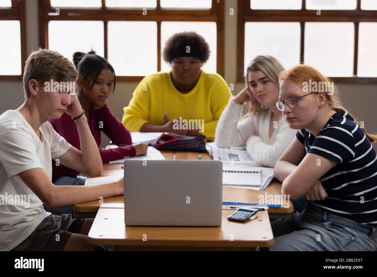 Secondary School Student Laptop High Resolution Stock Photography and ...