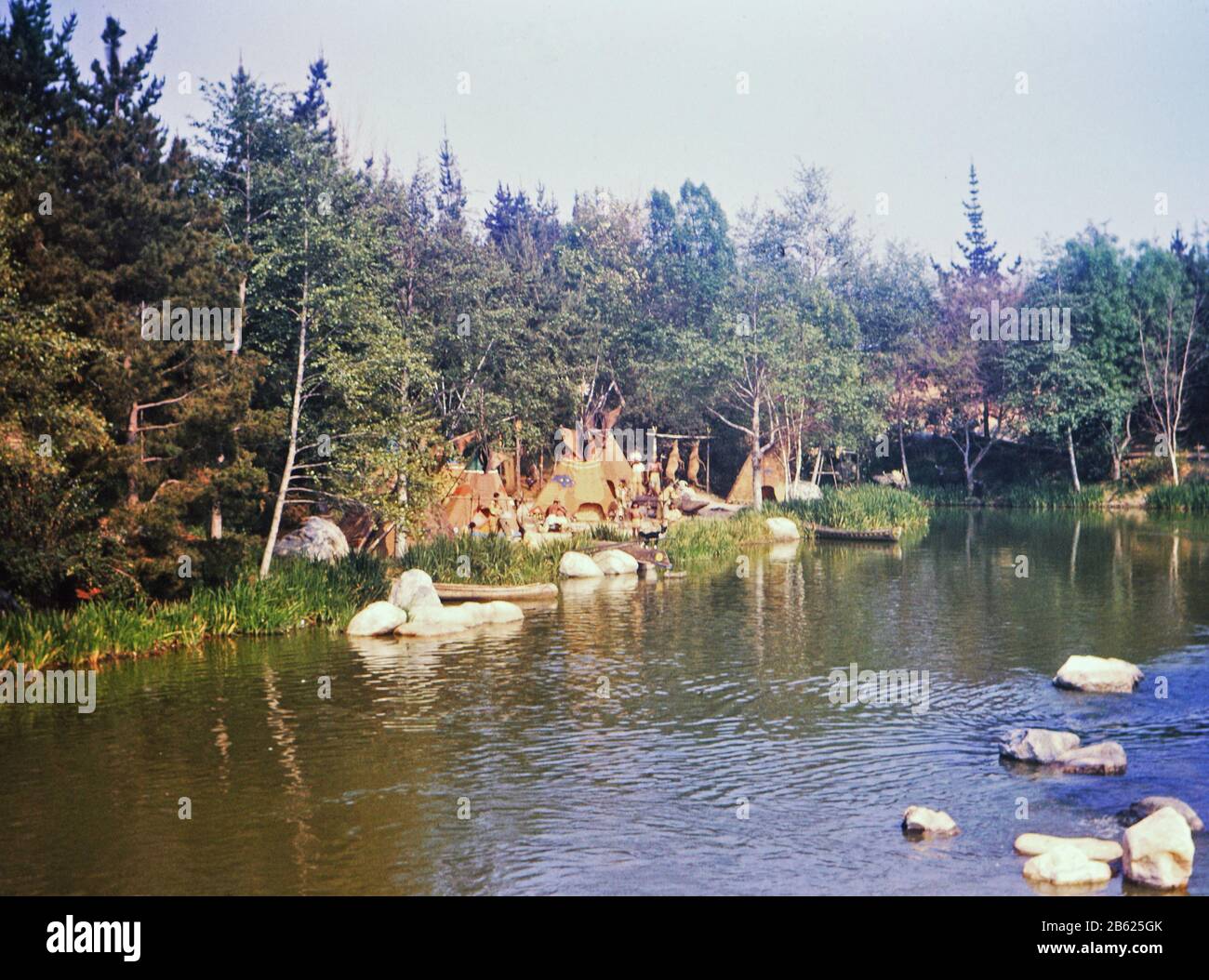 Native American Village Disneyland High Resolution Stock Photography ...