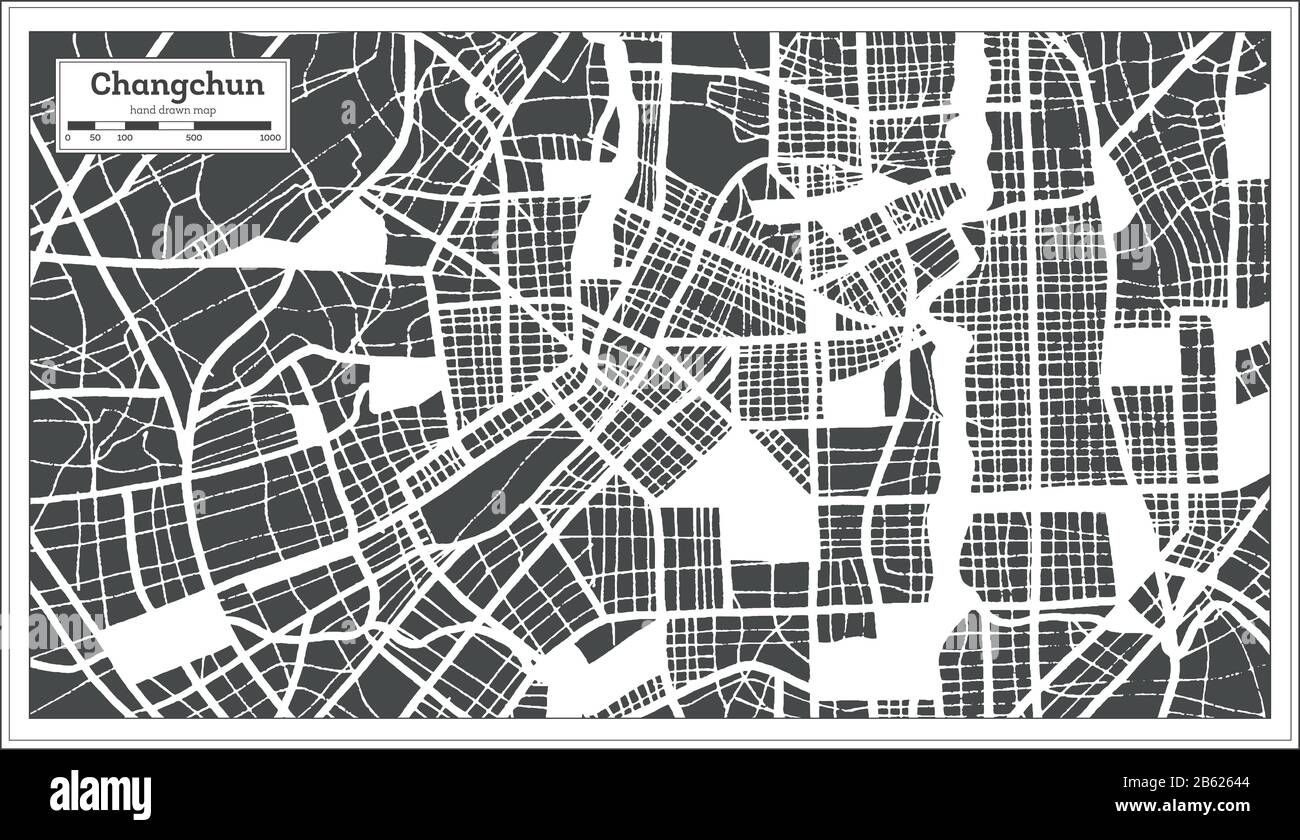 Changchun map hi-res stock photography and images - Alamy