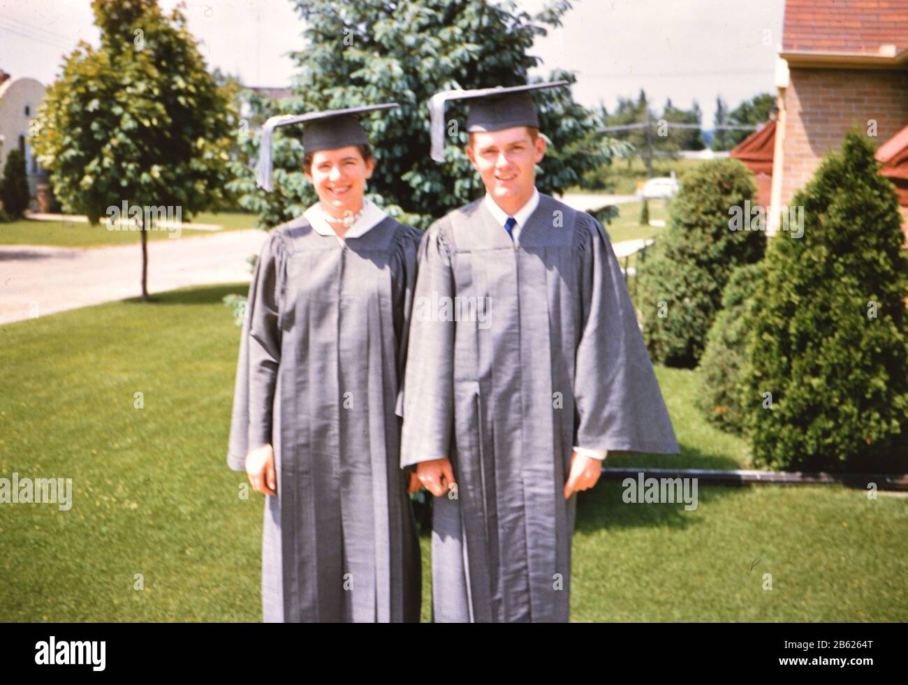 1950s college graduation hi-res stock photography and images - Alamy