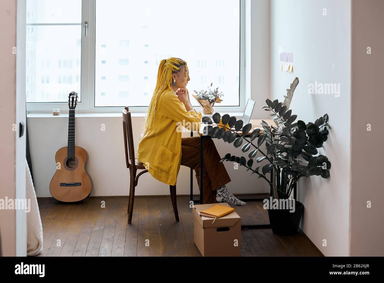 young attractive talented girl is keen on writing stories, poems ...