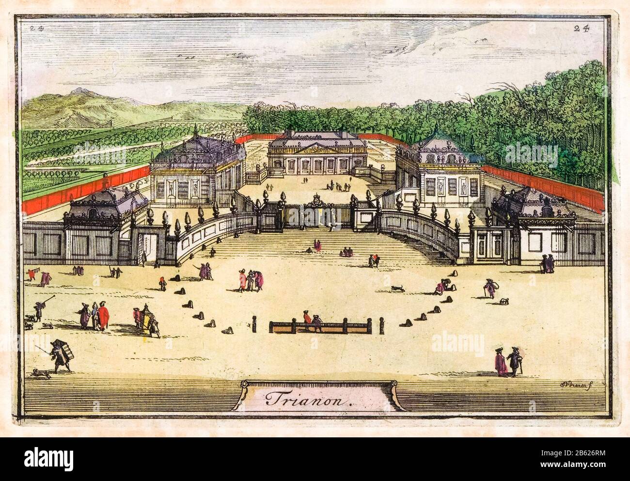 Aerial palace of versailles france hi-res stock photography and images ...