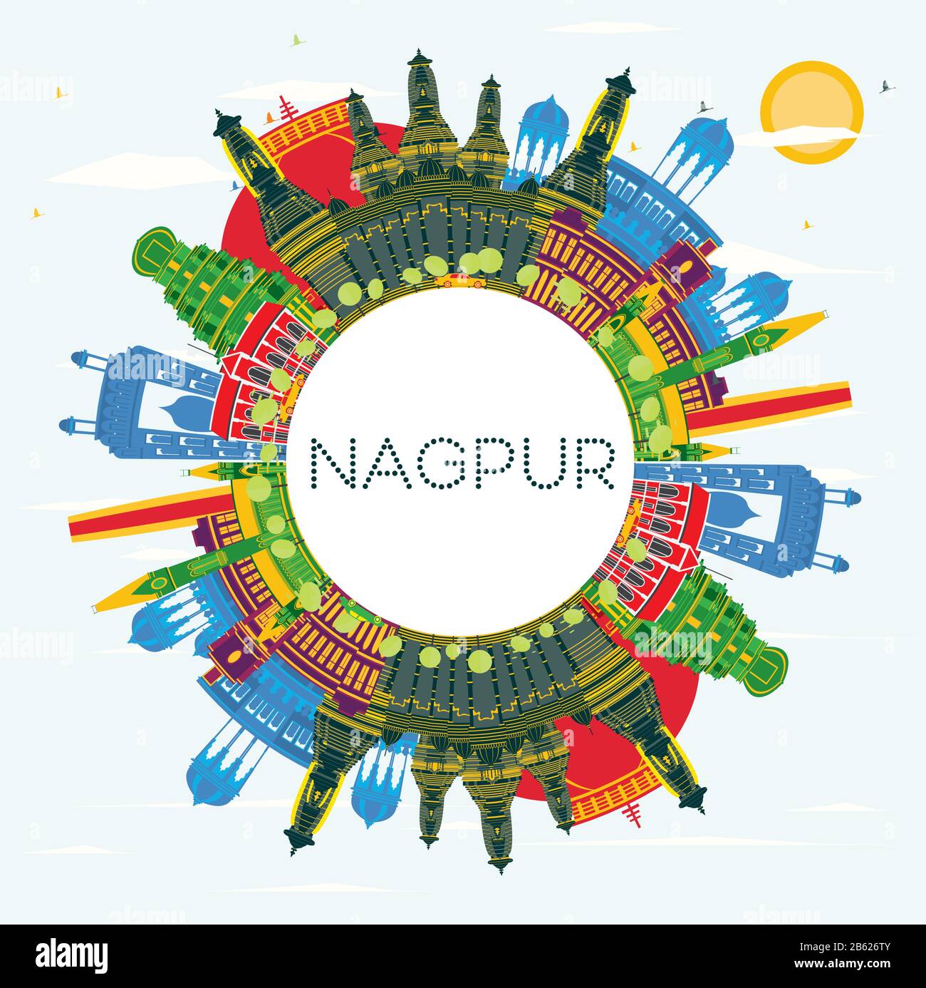 Nagpur Stock Vector Images - Alamy