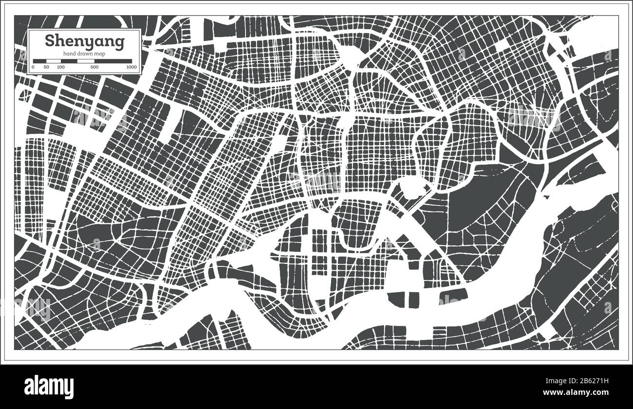 Map of shenyang hi-res stock photography and images - Alamy