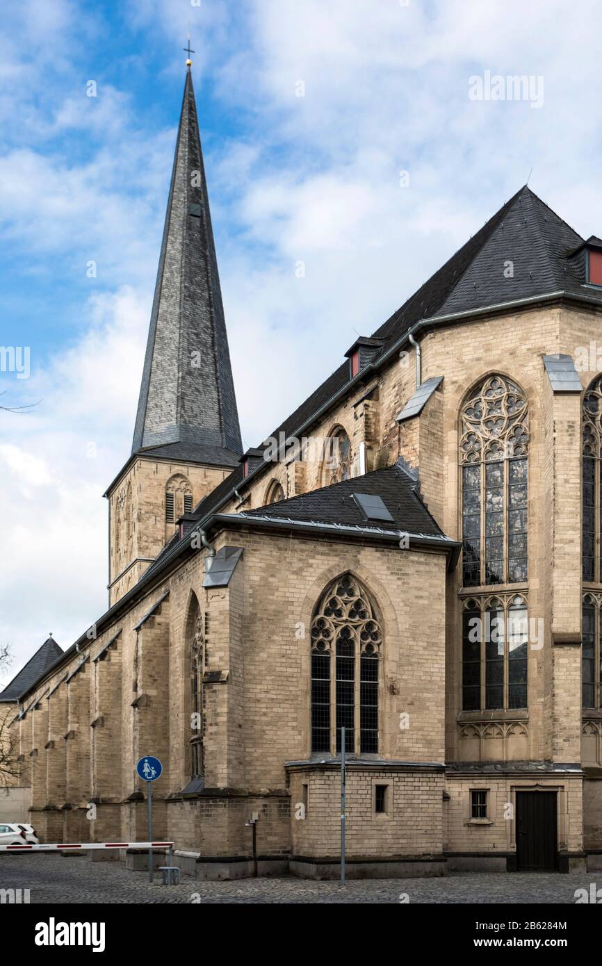 CIty Church in the center of Monchengladbach Stock Photo - Alamy