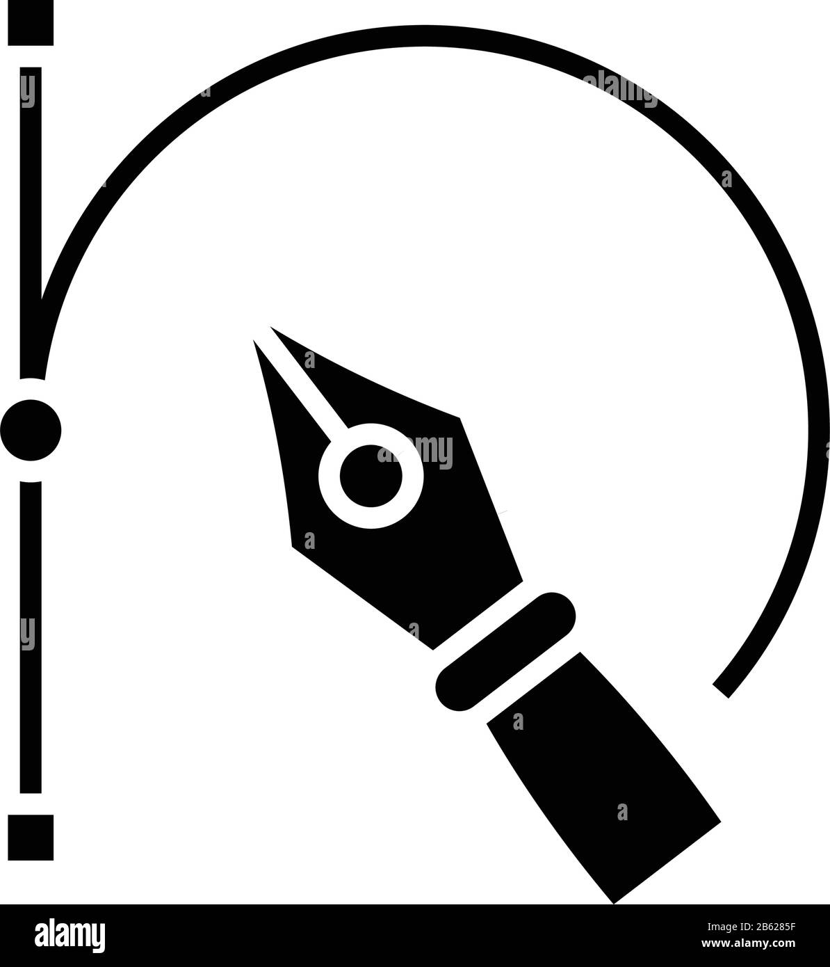 Vector drawings black icon, concept illustration, vector flat symbol ...