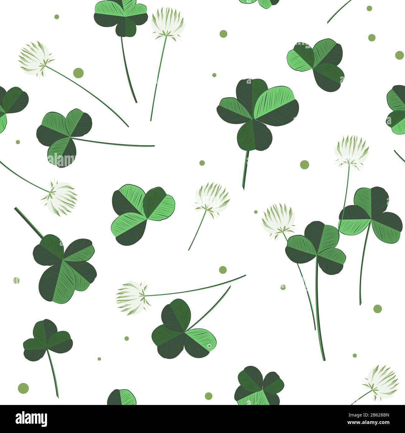 White trefoil Stock Vector Images - Alamy