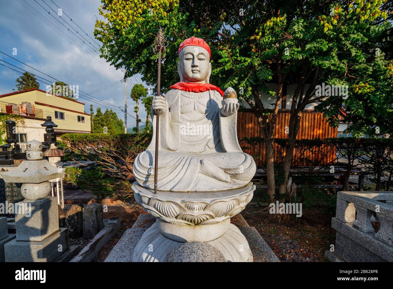 Japan, Honshu, Tohoku, Iwate prefecture, Tono city, Zenkyoji temple ...