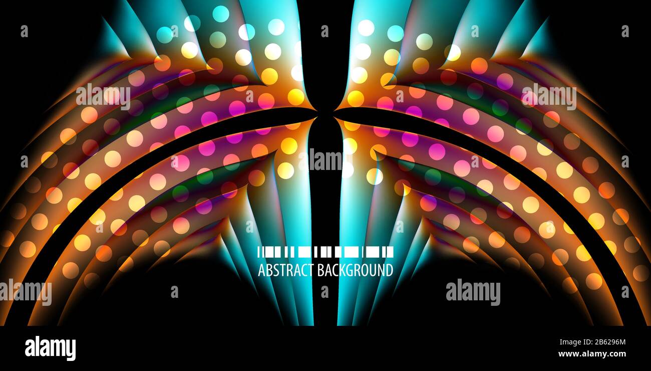 Abstract colorful background template with blended multiple geometric ...