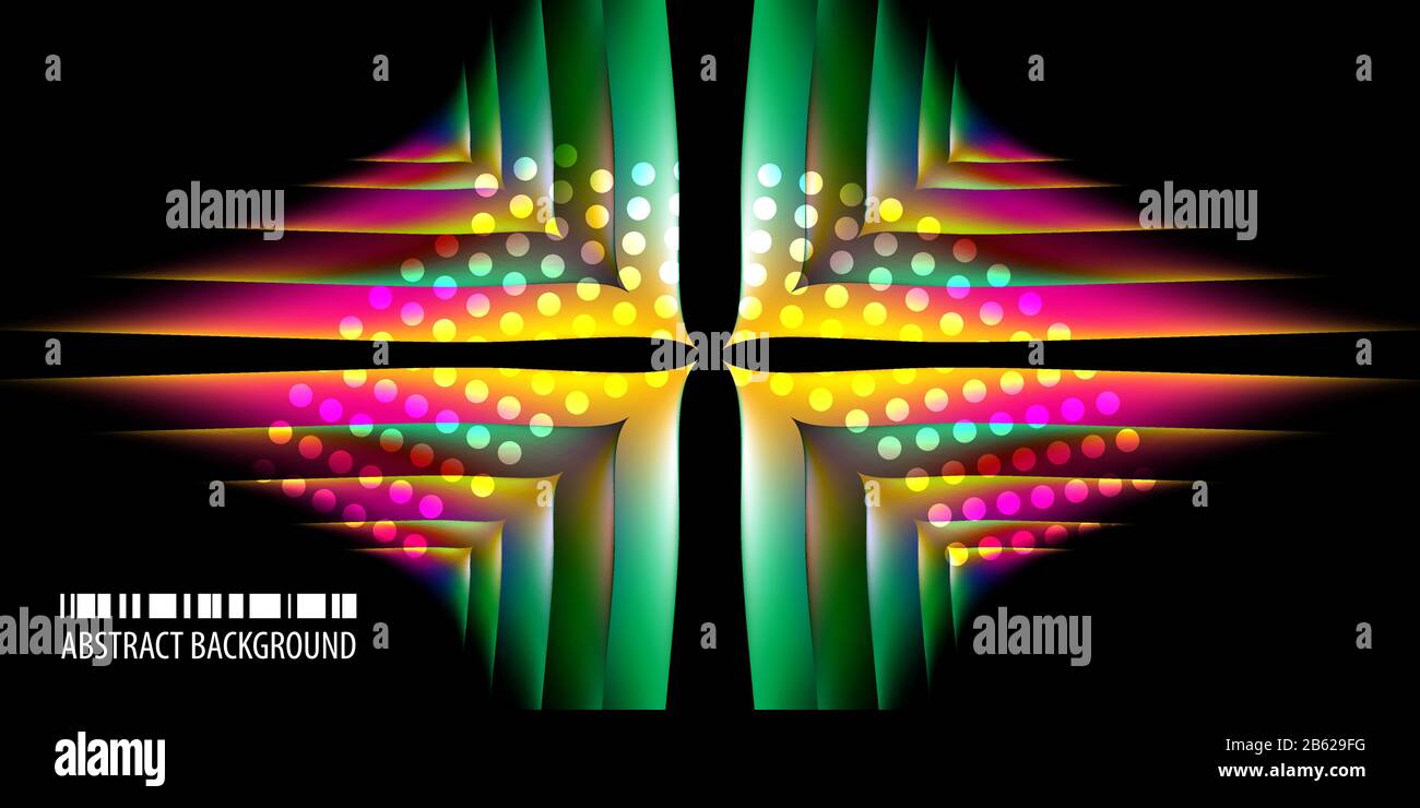 Abstract colorful background template with blended multiple geometric ...