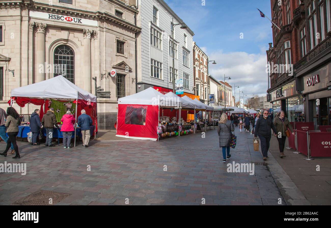 The market stalls in Northgate in Darlington,England,UK Stock Photo - Alamy