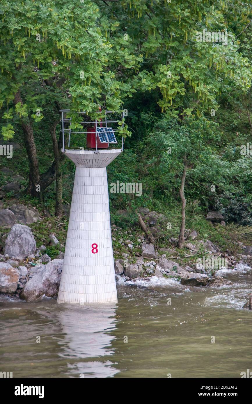 Red navigation beacon hi-res stock photography and images - Alamy