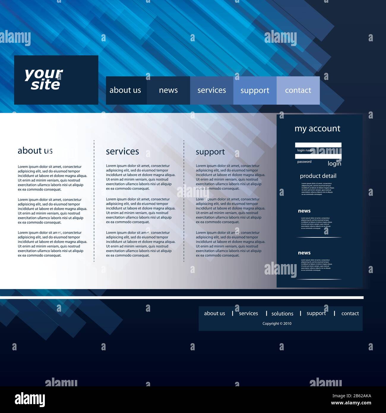 Diagonal columns design Stock Vector Images - Alamy