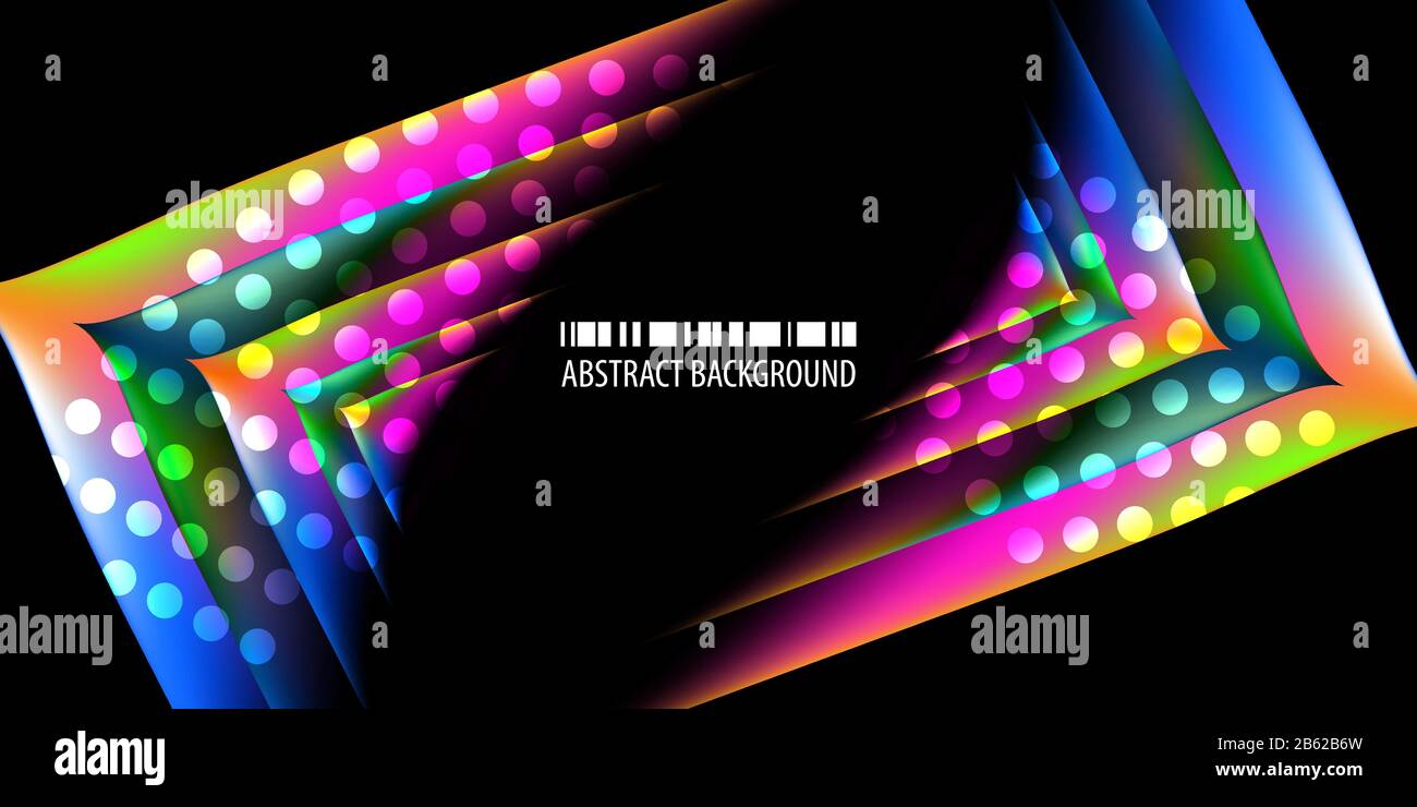 Abstract colorful background template with blended multiple geometric ...
