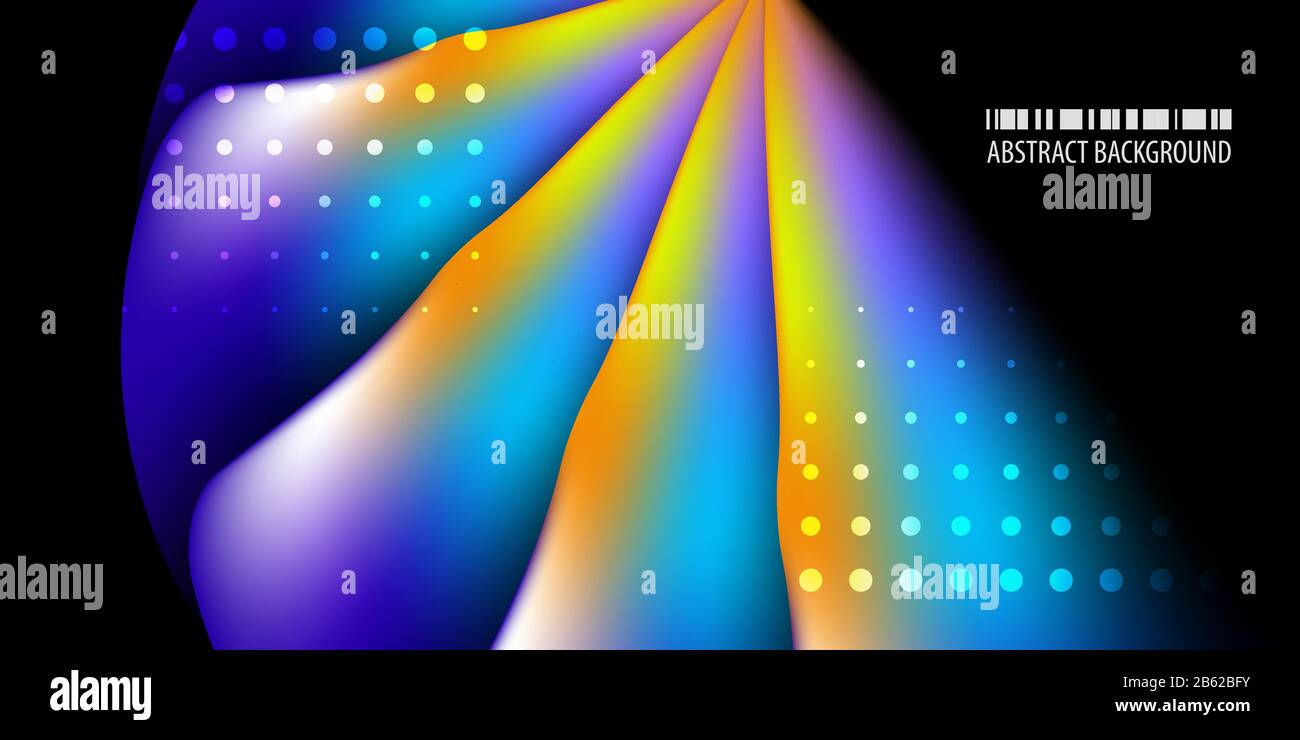 Abstract colorful background template with blended multiple geometric ...