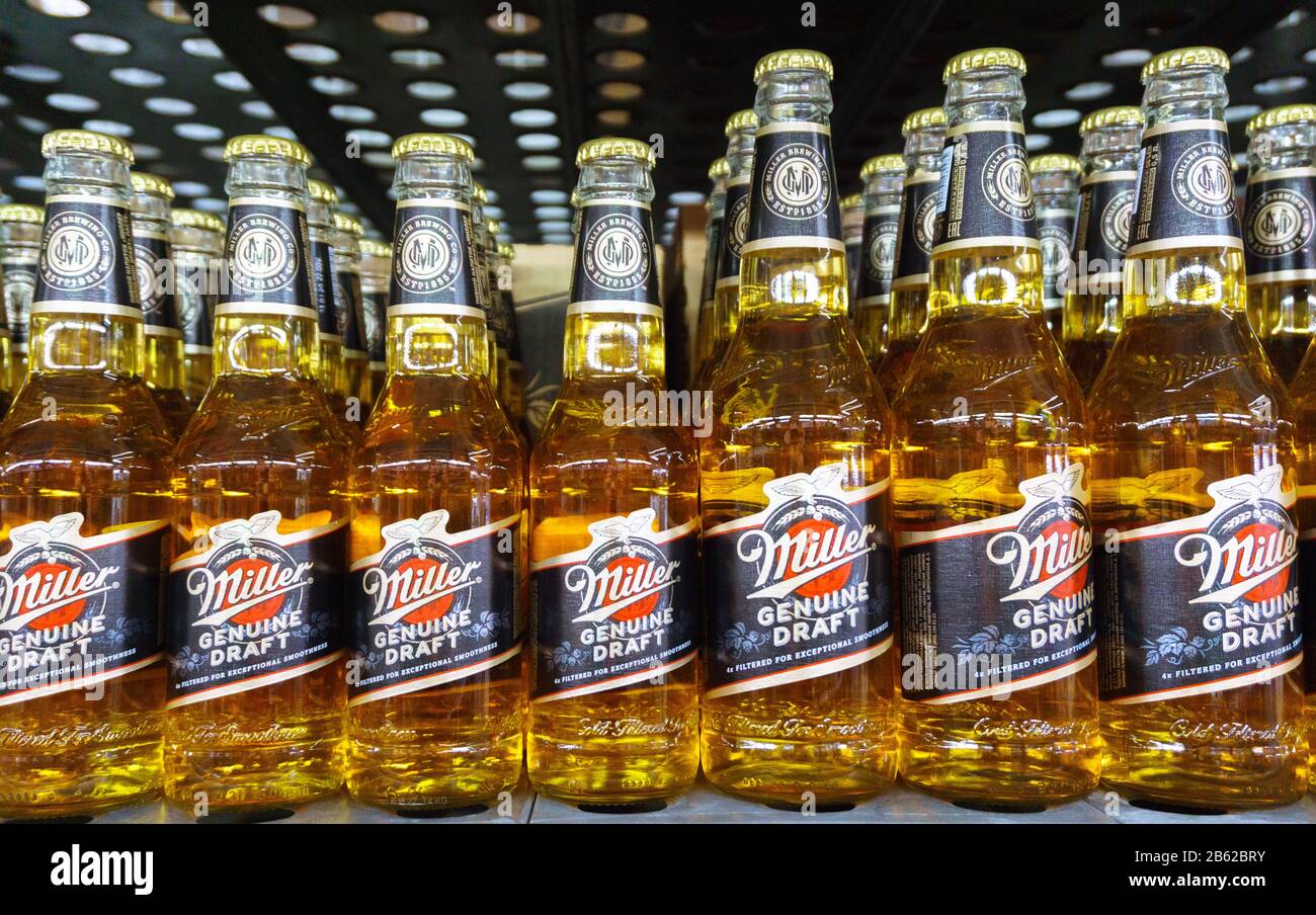 Miller beer label hi-res stock photography and images - Alamy