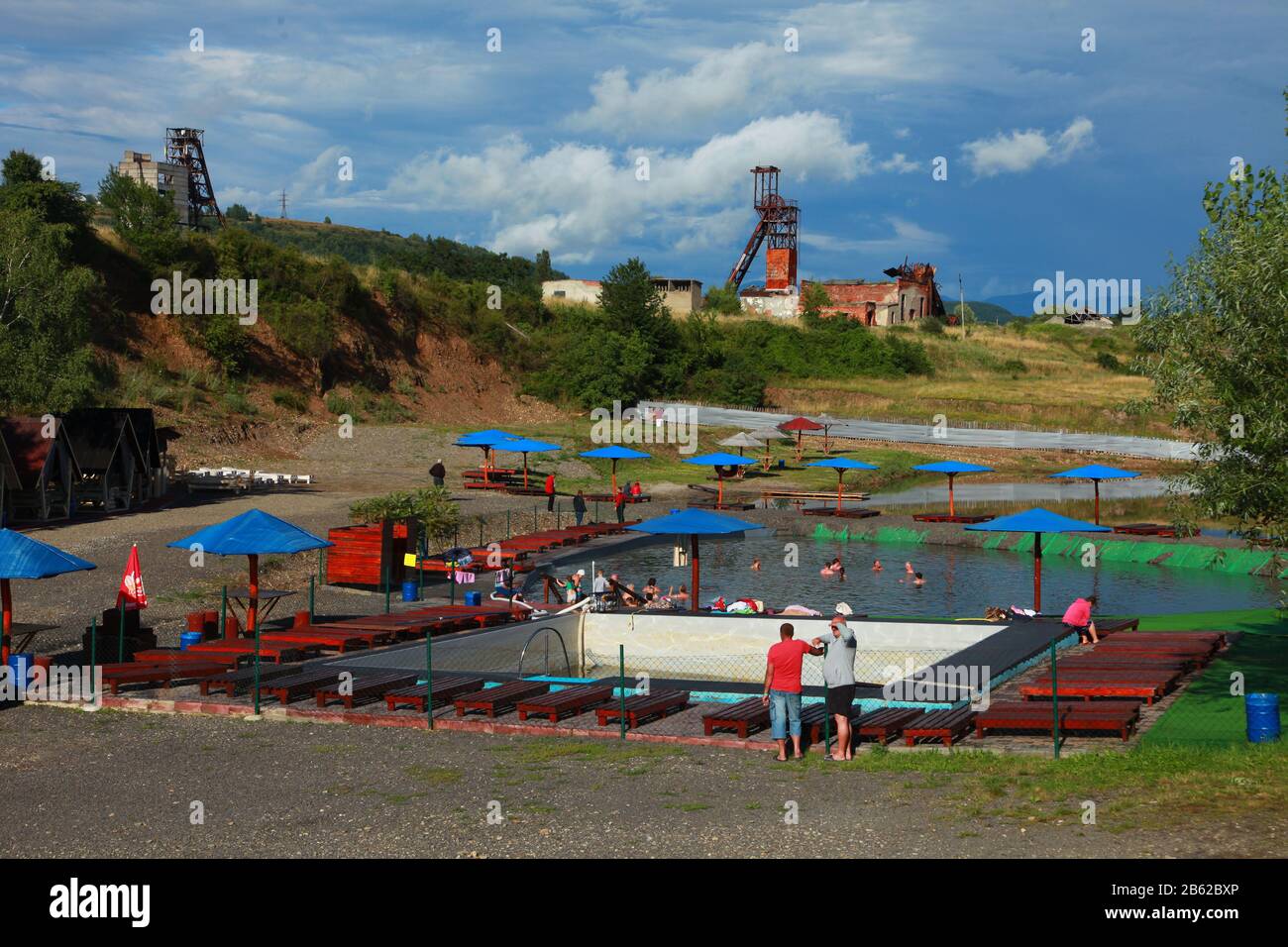 Ukraine postapo Solotvyno holidays Stock Photo - Alamy