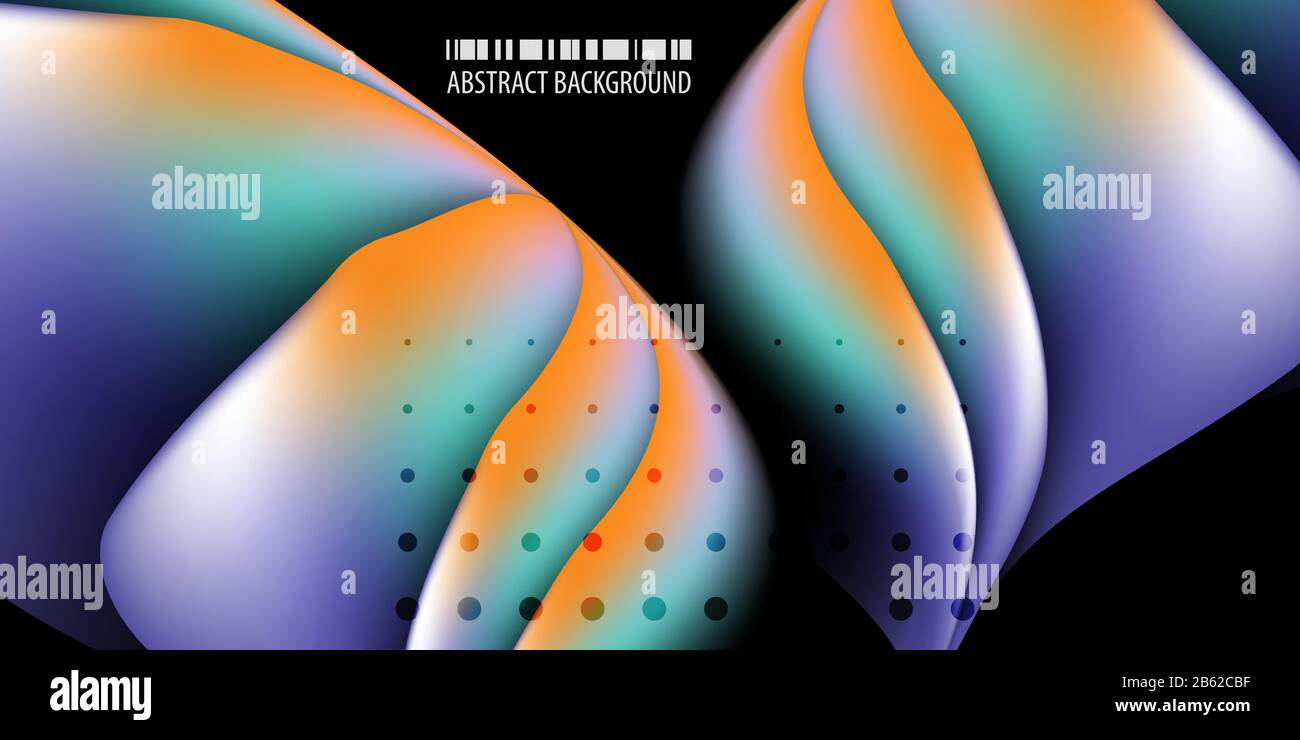 Abstract colorful background template with blended multiple geometric ...