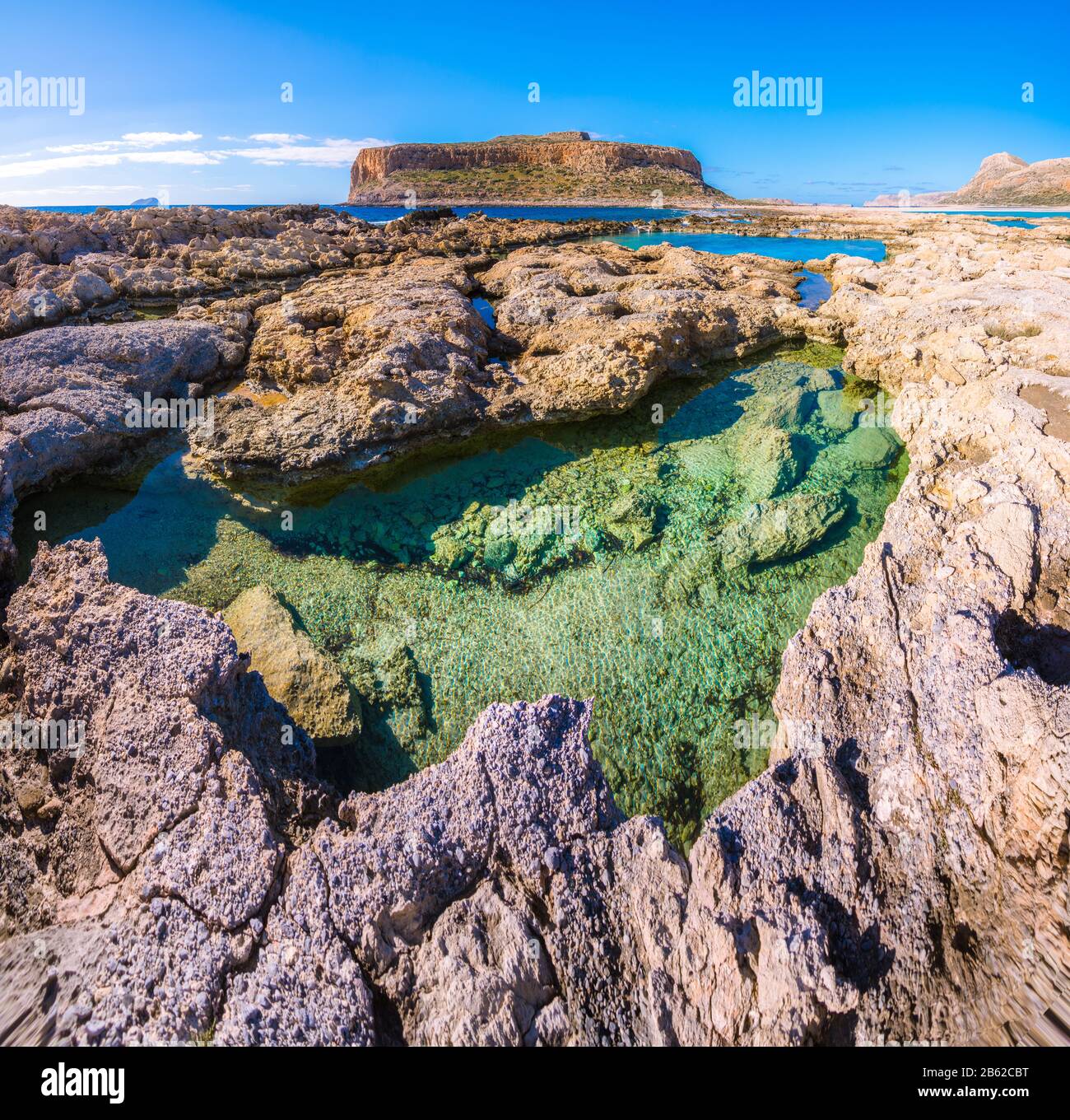Drone aerial view balos mpalos lagoon hi-res stock photography and ...