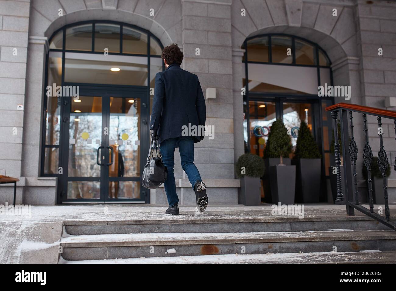 Late for work door hi-res stock photography and images - Alamy