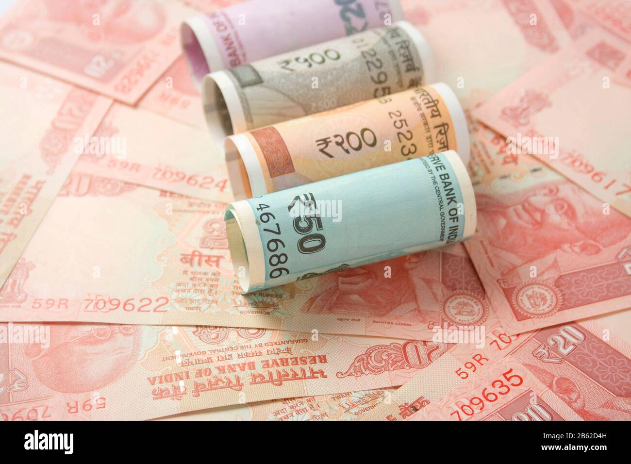 Indian Two Hundred Rupees High Resolution Stock Photography and Images ...