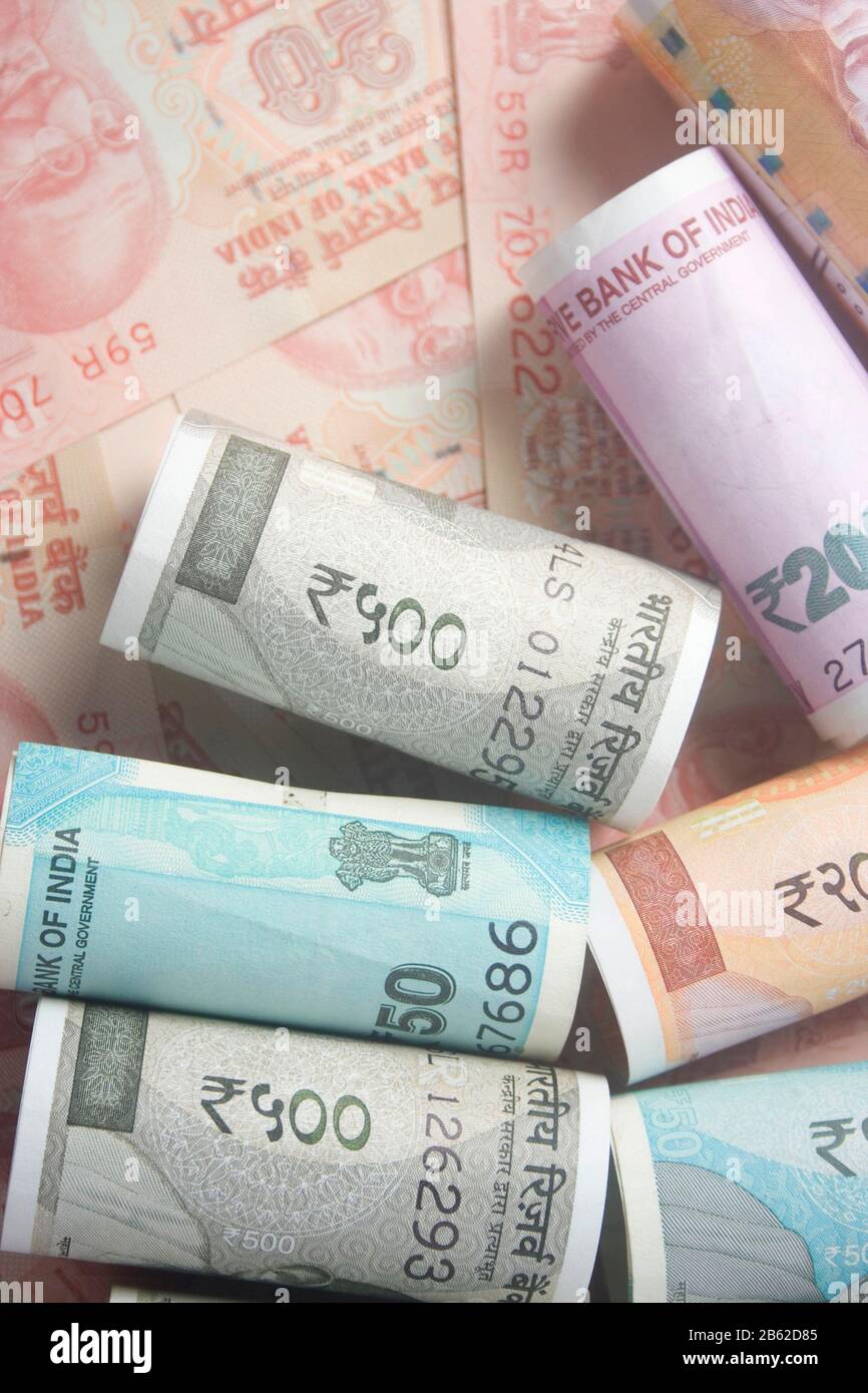 Indian rupee 2018 hi-res stock photography and images - Alamy