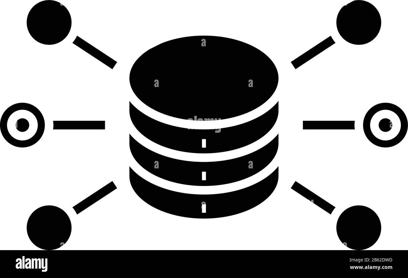 Working system line icon, concept sign, outline vector illustration ...