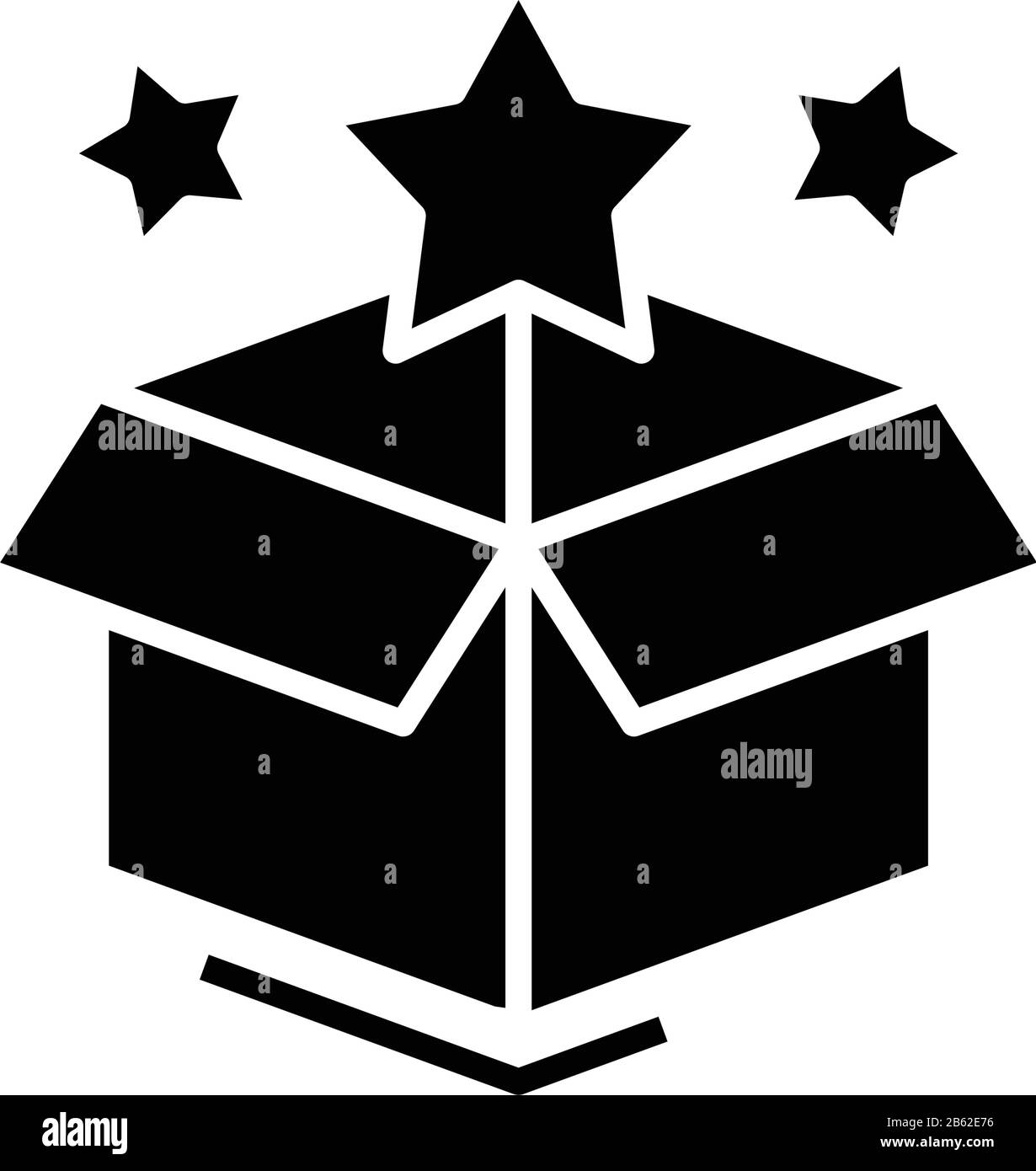 Wonder box line icon, concept sign, outline vector illustration, linear ...