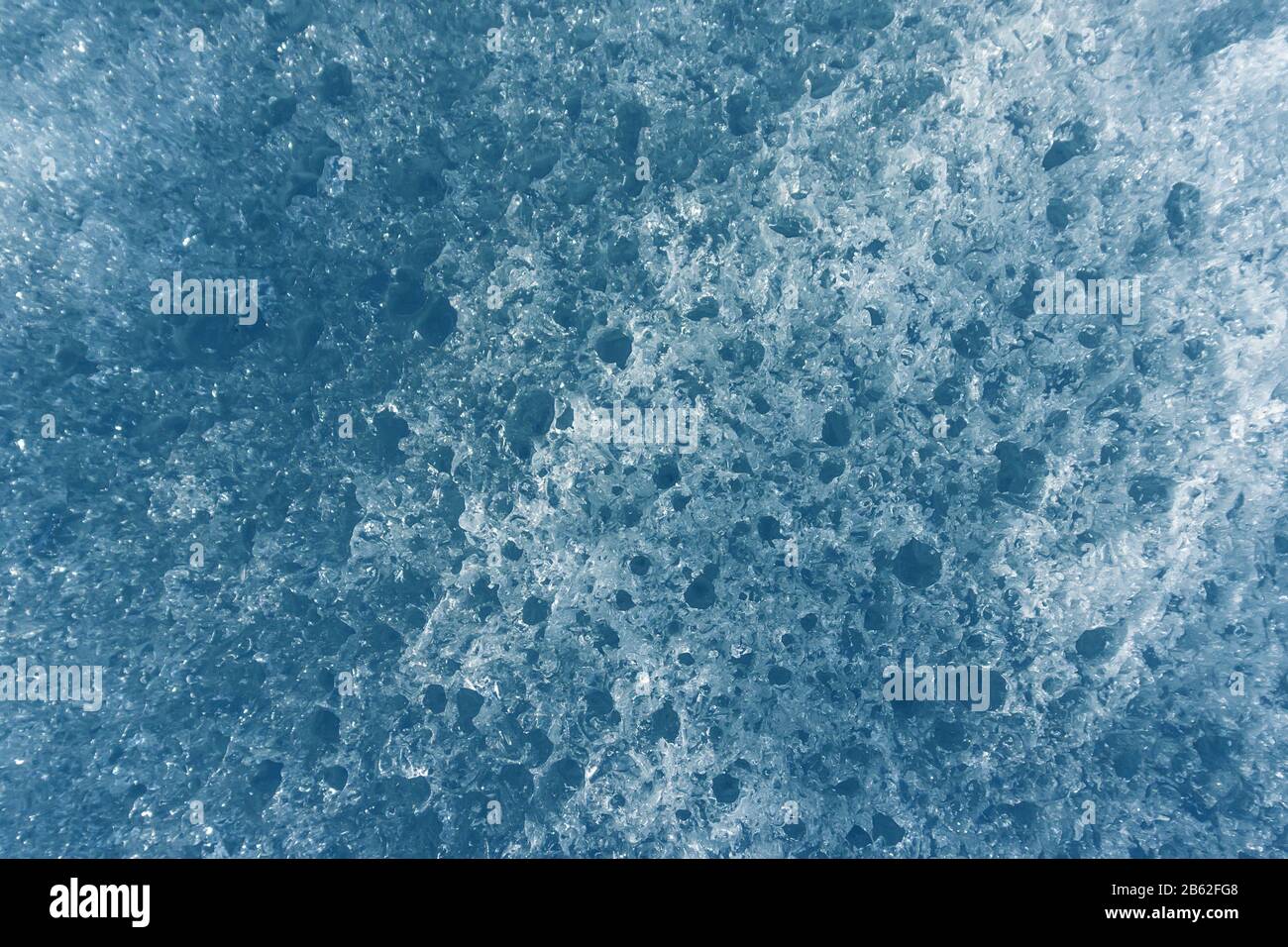 Colorful ice. Abstract ice texture. Nature background frozen river ...