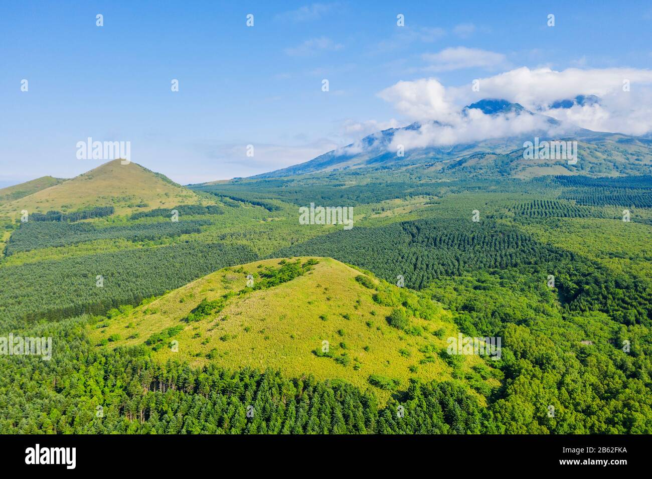 Aerial view rishiri island hokkaido hi-res stock photography and images ...